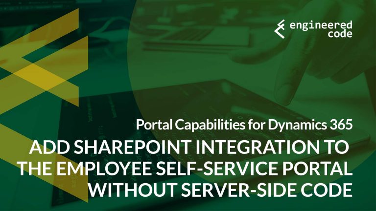 Engineered Code - Blog - Adding SharePoint Integration to the Employee Self-Service Portal ...