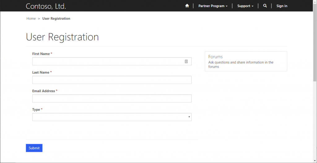 Engineered Code - Blog - userregistrationform